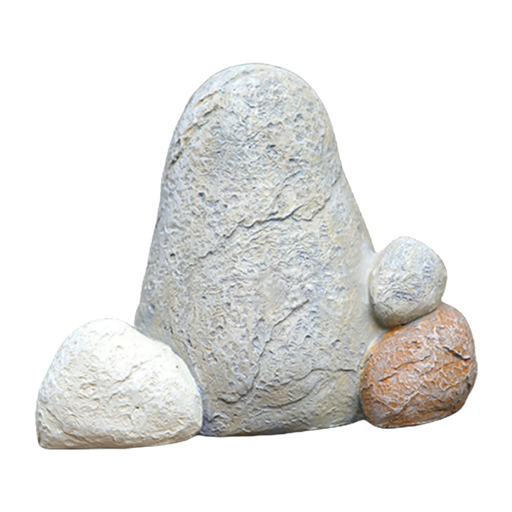 BQBQERT Realistic Faux Stone/Animal Keys Holder Safe Secure Outdoor and ...