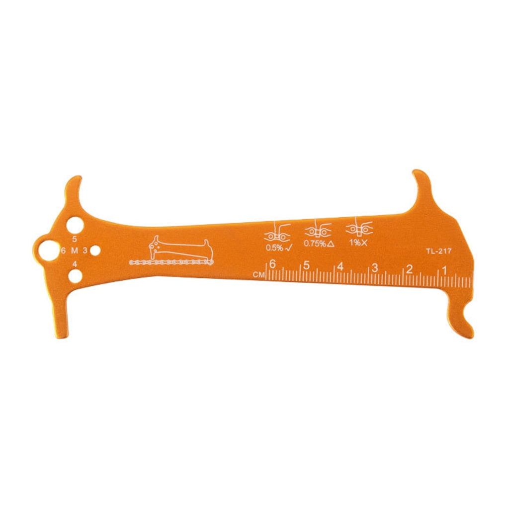 BQBQERT Road Bike Chain Gauge Measurement Ruler Portable Bicycles Chain ...