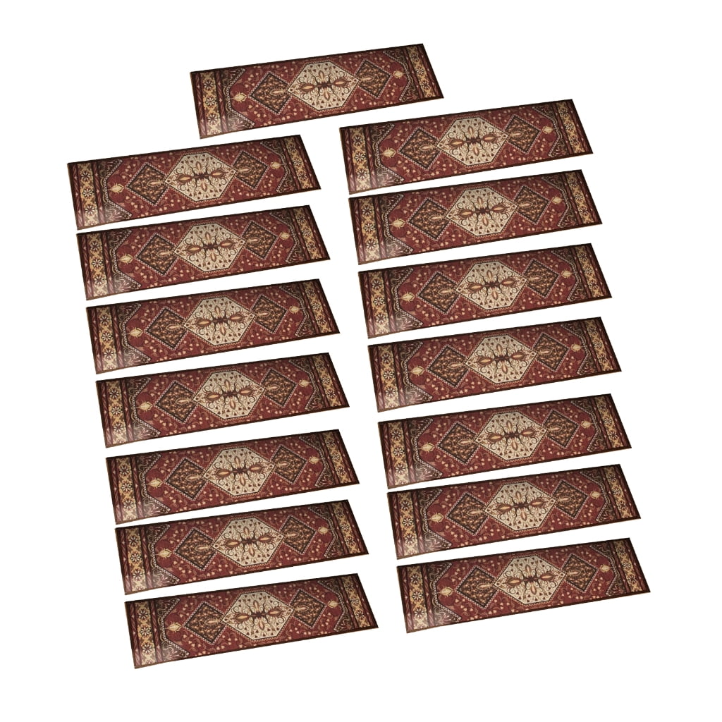 BQBQERT Secure Grip 15Pack Stair Treads,AntiSlip Indoor Stair ...