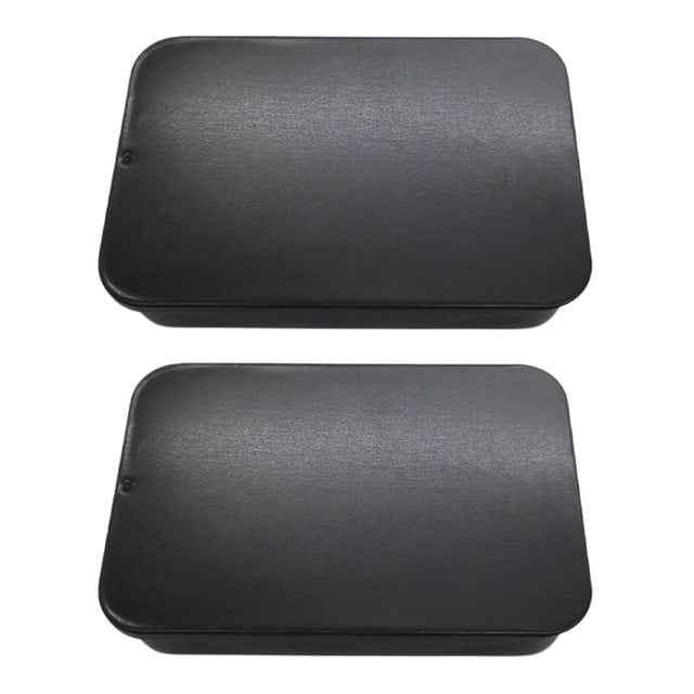 BQBQERT Set of 2 Practical Tinplate Slide Lid Boxes Sturdy Container ...