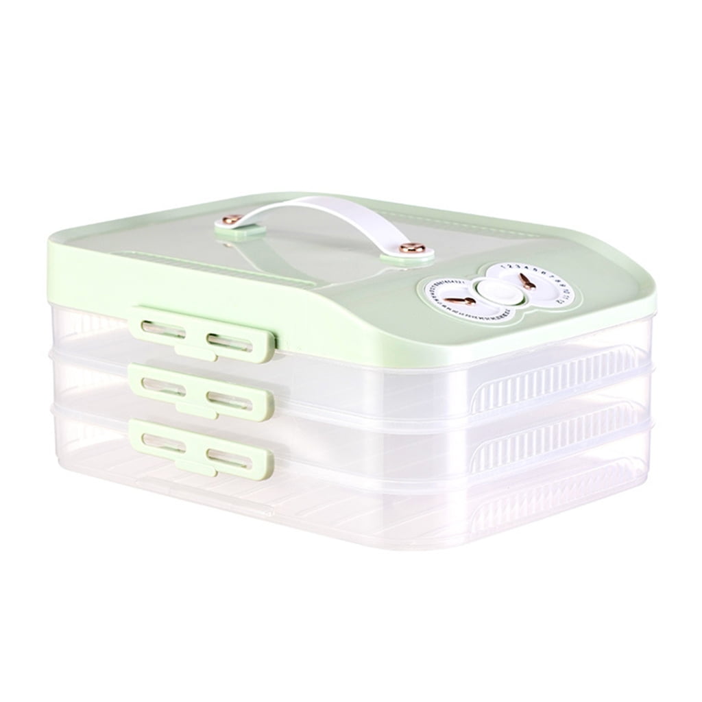 BQBQERT Simple Design Food Storage Box With Timing Function Freshness ...