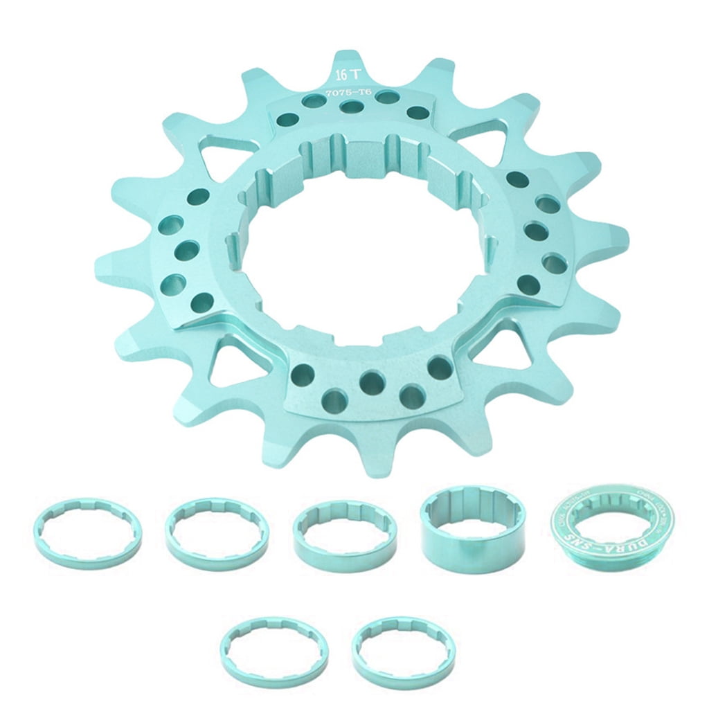 BQBQERT Single Speed Cassettes with Spacer and Locking Rings, 16T 18T ...