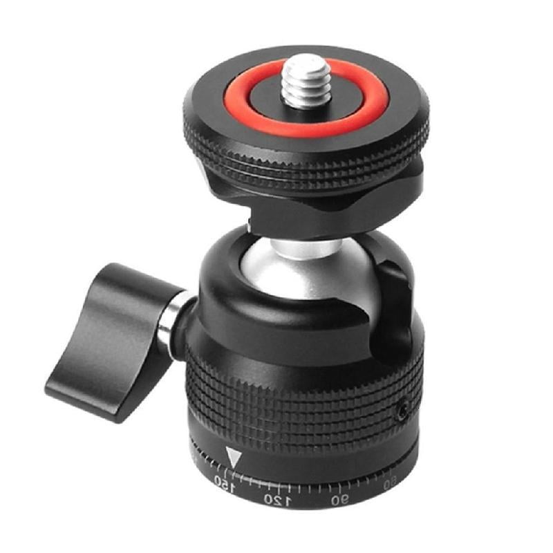BQBQERT Spherical PTZ Ballhead Tripod Camera Mounting Link Bracket Lamp ...