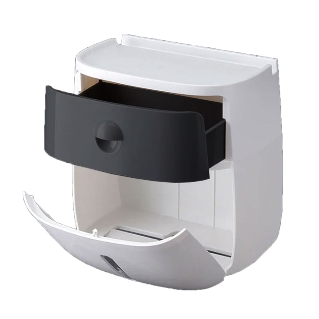 BQBQERT Sturdy Materials Storage Box With Integrated Phone Shelf ...