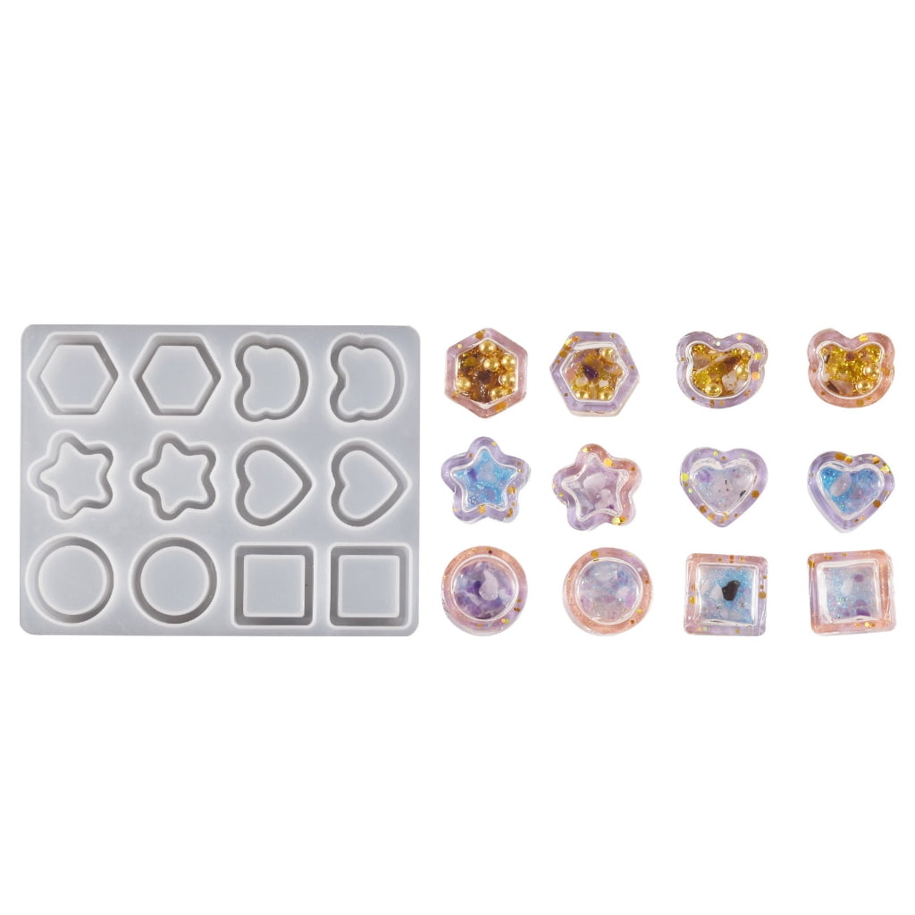 BQBQERT Sturdy Silicone Craft Mold with Unique Star Heart Patterns ...