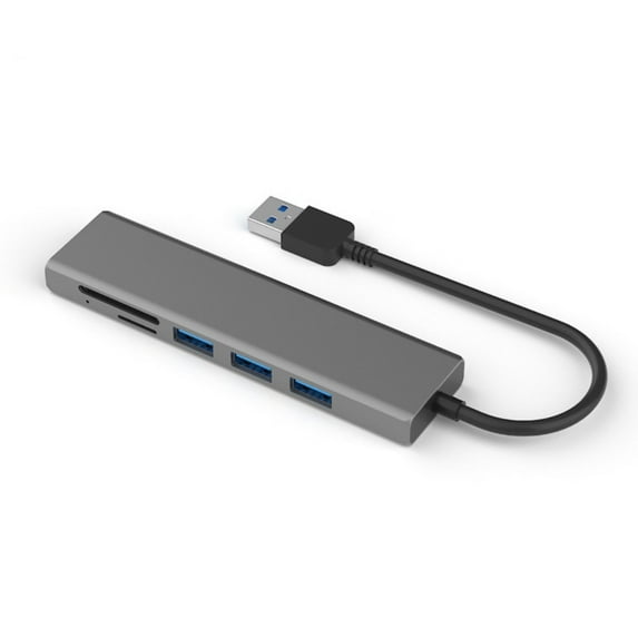 BQBQERT Thin USB Hubs 4 Port Aluminum Splitter Aluminum 4 Port Expander ...