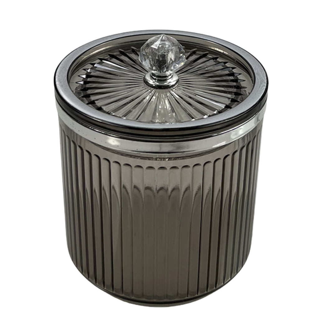 BQBQERT Toothpick Box Acrylic Storage Jar for Makeup Tool Cotton Swabs ...