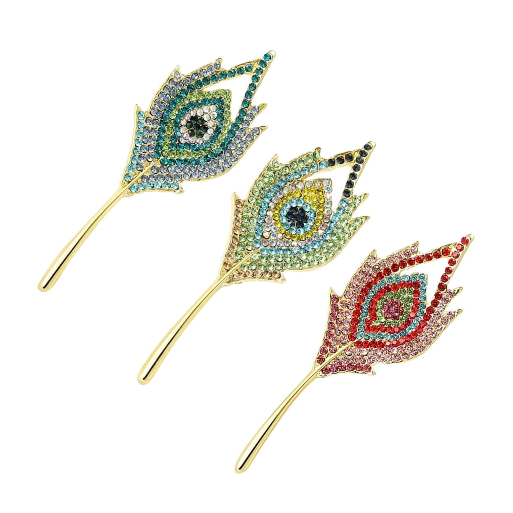 BQBQERT Vintage Inspired Peacocks Brooch Handcraft Alloy Accessory ...