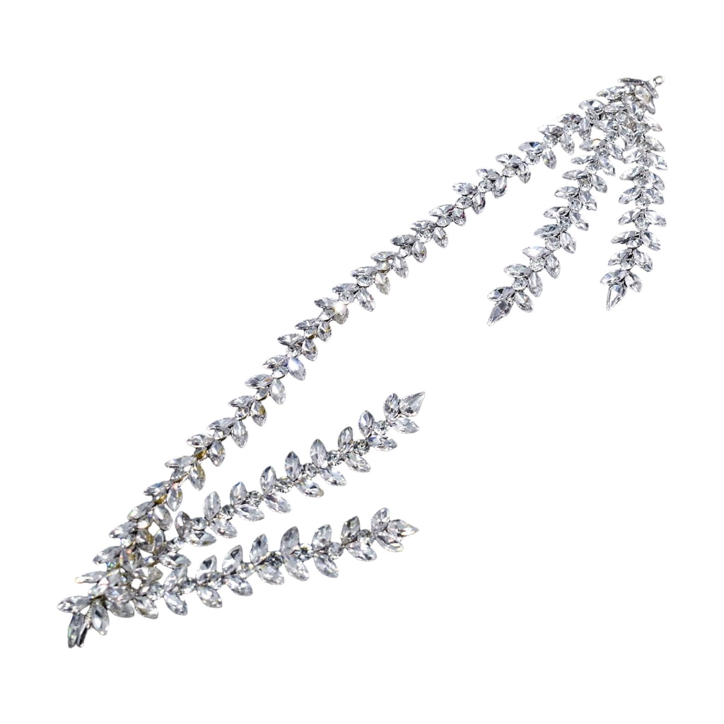 BQBQERT Women Rhinestone-Head-Chain Forehead Headbands Wedding Festival ...