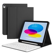 Apple iPad 10th Gen 2022 10.9" Magnetic Detachable Keyboard Case with ...