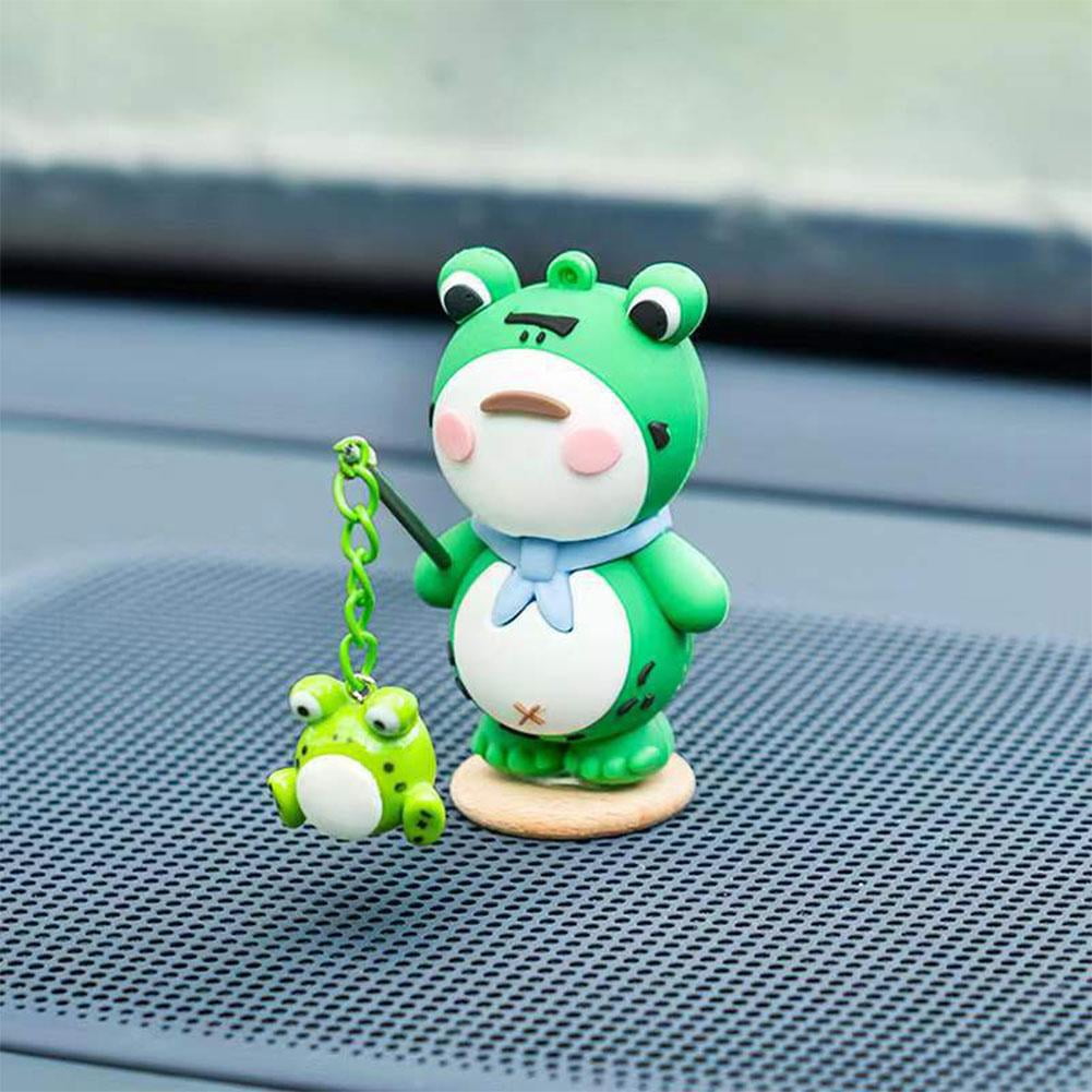 BQLQBQLQ 1 Diaozai Big Frog Car Interior Decoration Ornaments Small ...