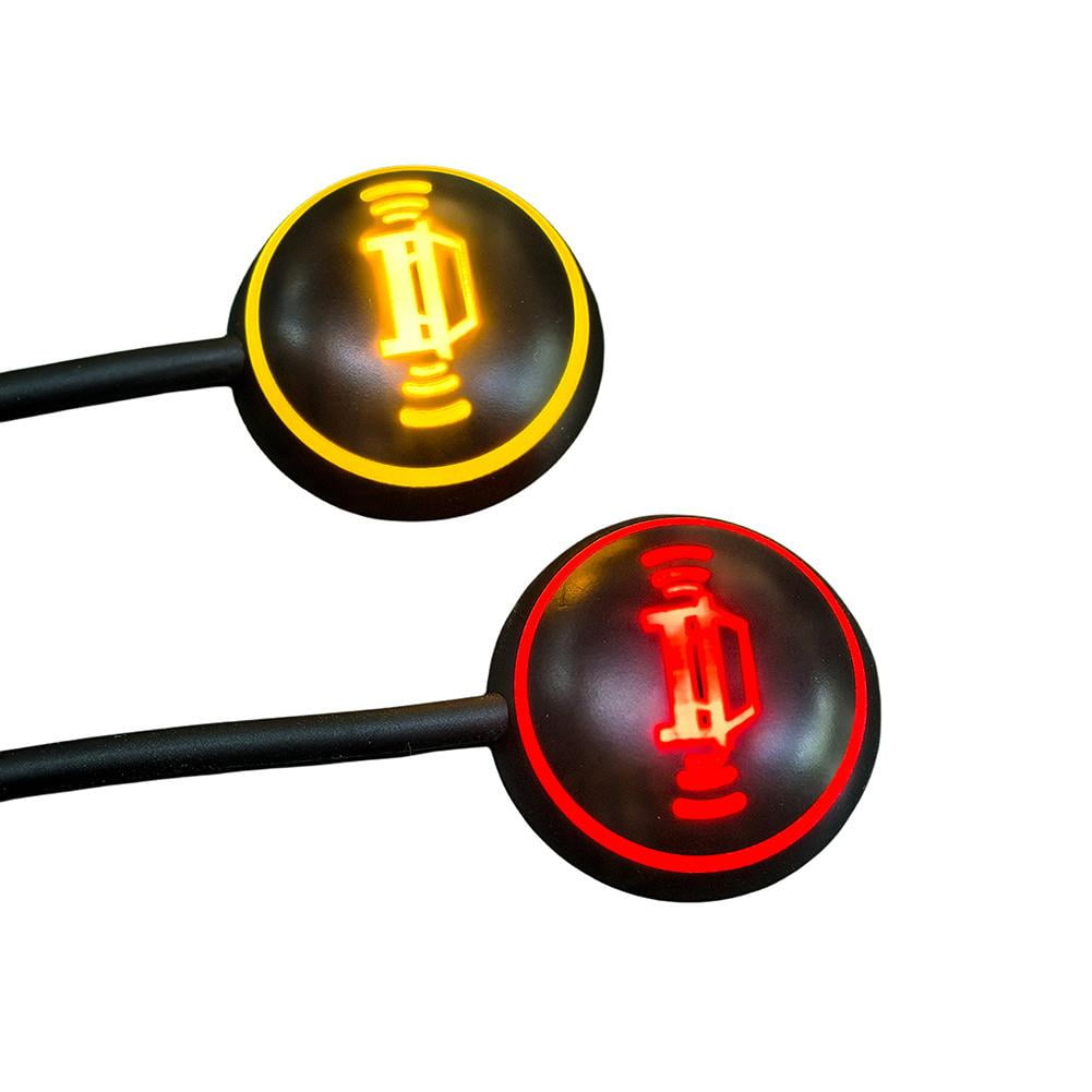 Clerance!1 Pair Of 25mm Round Lights, Millimeter Wave Radar Warning ...