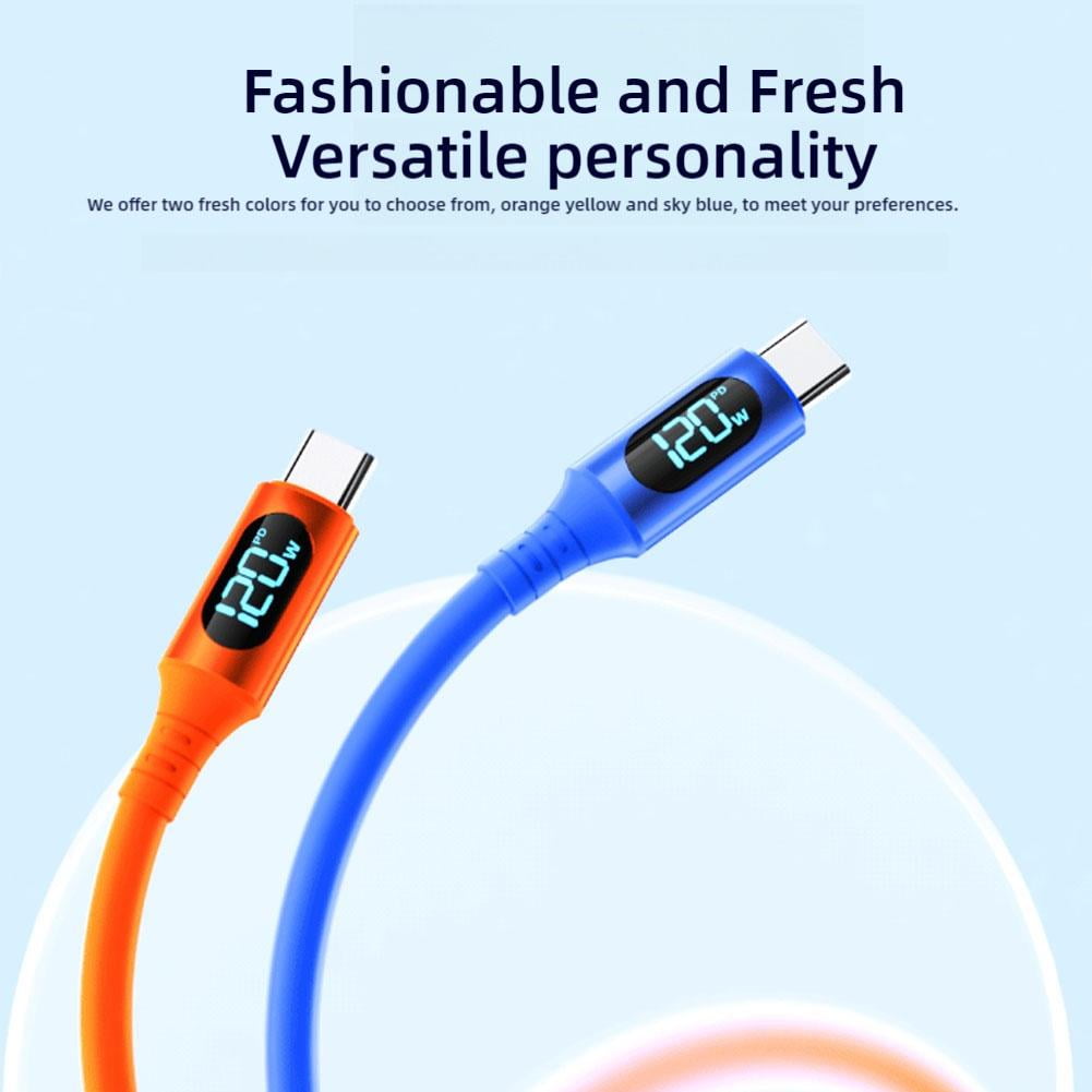 BQLQBQLQ 120W PD Fast Charging Lead USB to C Charger Cable Type C to C ...