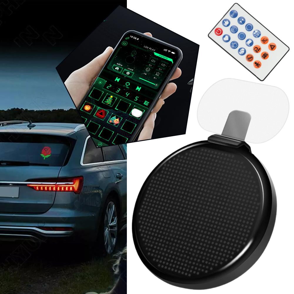 BQLQBQLQ 12V USB Car LED Sn Display Light Auto Mobile App Pixel ...