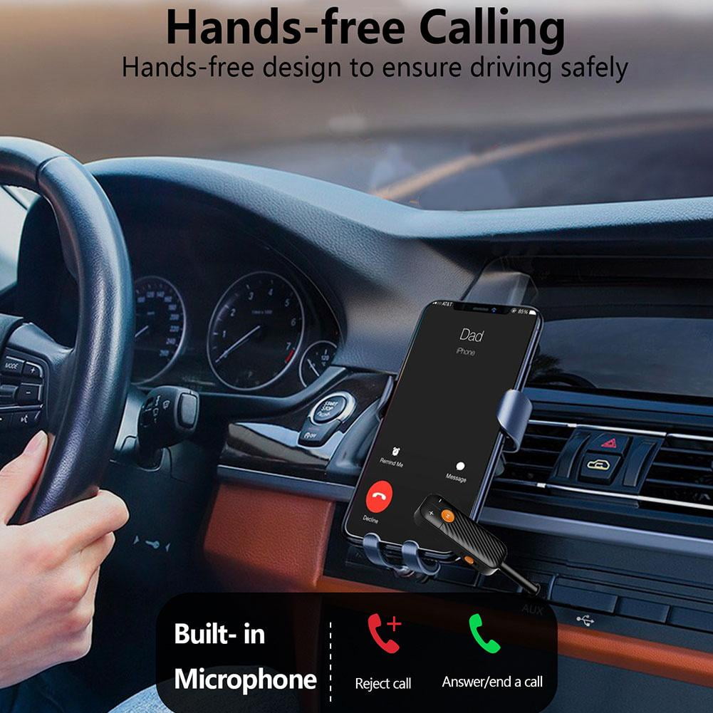 BQLQBQLQ 1pcsa Car Wireless Bluetooth Receiver Aux Bluetooth Stick 3.5 ...