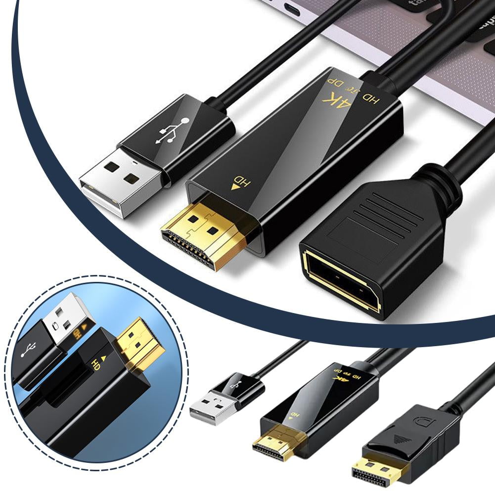 BQLQBQLQ 1x HDMI to DisplayPort Cable 19cm Hot Y2 - Walmart.com