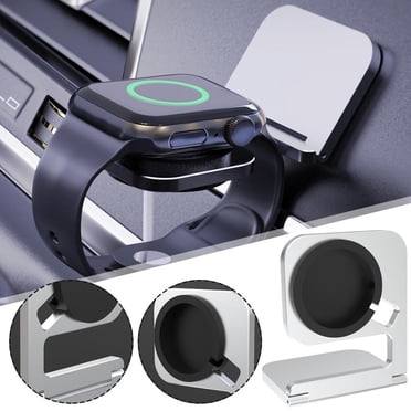 VIVIDCRAFT 2 in 1 Magnetic 15W Wireless Car Charger For Watch 9 iPhone ...