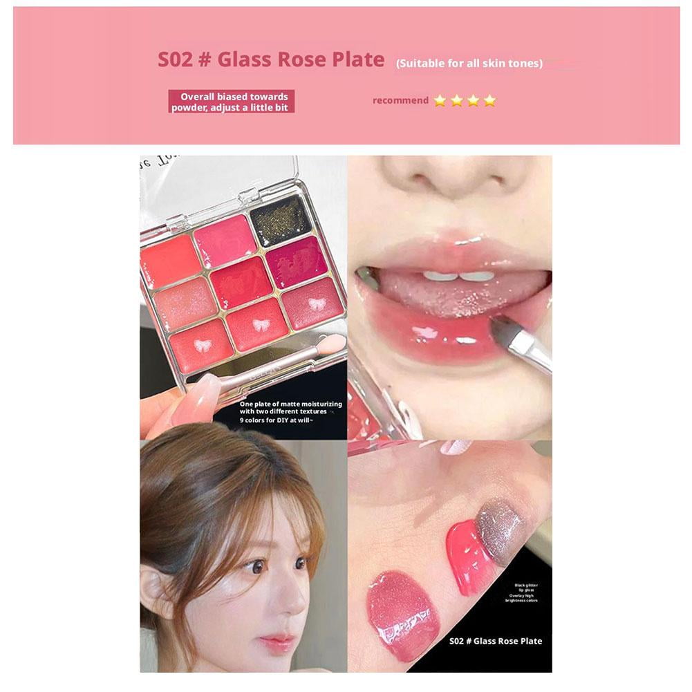BQLQBQLQ 2025 Jelly Lip Palette with lticolours Jelly Lip Gloss for ...