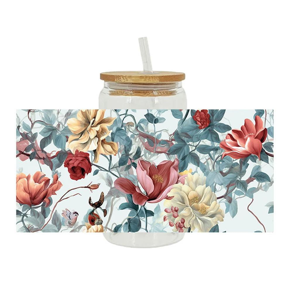 SHAPERME 3D UV DTF Transfers Stickers Cup Wraps Star Valentines Day For ...