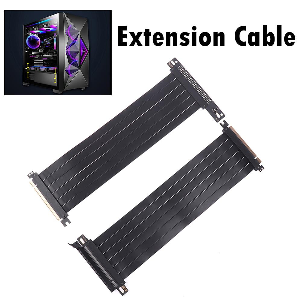 BQLQBQLQ 4.0 Black 180 Degree 20cmpcie4.0 Graphics Card Extension Cable ...