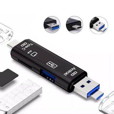 USB Type-C Memory card Reader Adapter USB Micro USB TF SD Card Type C hub with OTG For Macbook ...