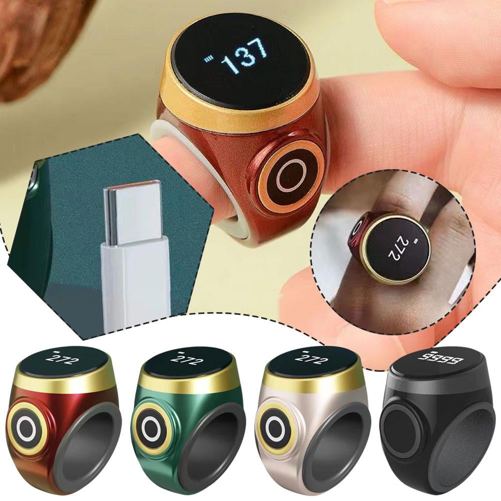 BQLQBQLQ ABS Digital Finger Counter Rings Electronic Counters ...