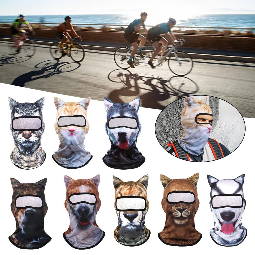 BQLQBQLQ Bduttlefish 3D Cat Ski Balaclava Face Mask with EarsBreathable ...