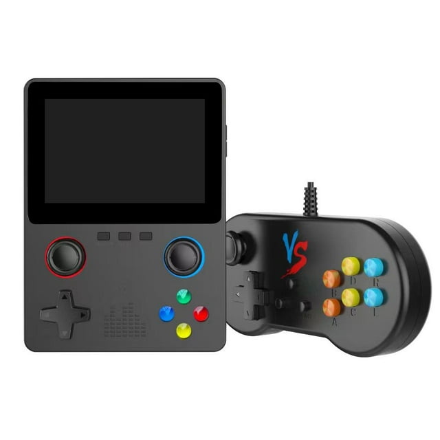 BQLQBQLQ Black Doubles X6 Game Console Hd Handheld Game Console Dual Joystick Arcade Simulator ...