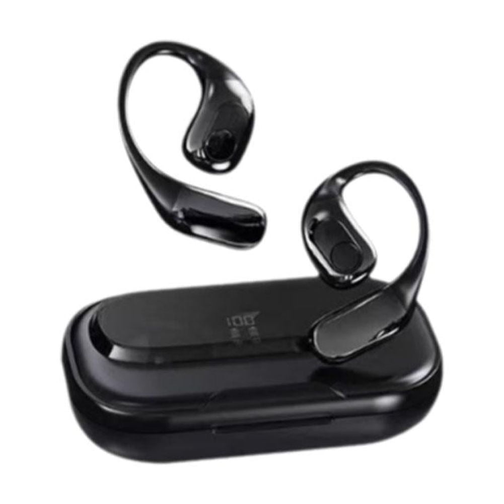 BQLQBQLQ Black New Ear-Hook Smart Multi-Language Translation Bluetooth ...