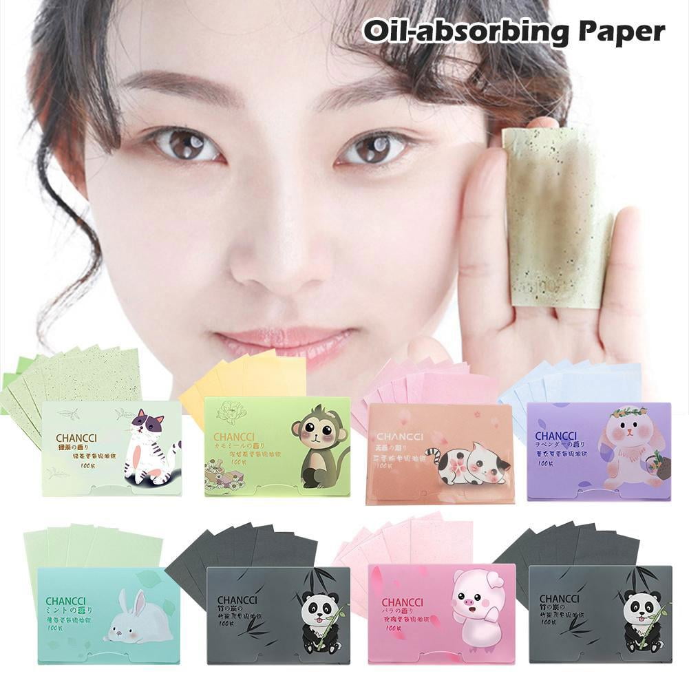 BQLQBQLQ Blotting Paper Oil Control 100 Shts Absorbing Face Mattify ...