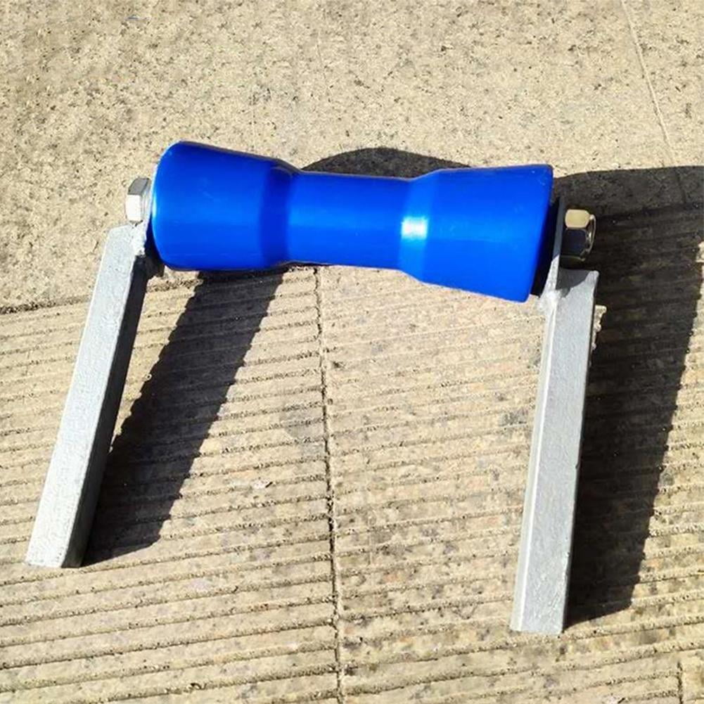 BQLQBQLQ Blue Hard Plastic Boat Trailer Roller Pe Self Bolt Centering ...