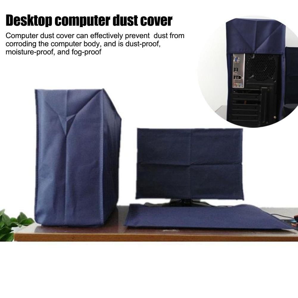 BQLQBQLQ Computer Cover Desktop Dust Cover LCD Monitor Host Keyboard ...