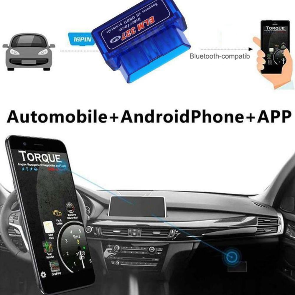 BQLQBQLQ Elm327 V15 Bluetooth Android Obd2 Scanner Adapter Obdii ...