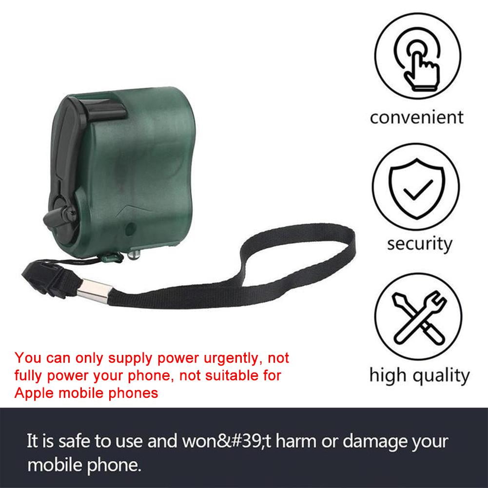 BQLQBQLQ Emergency Power USB Hand Crank Phone Charger Manual Charge ...