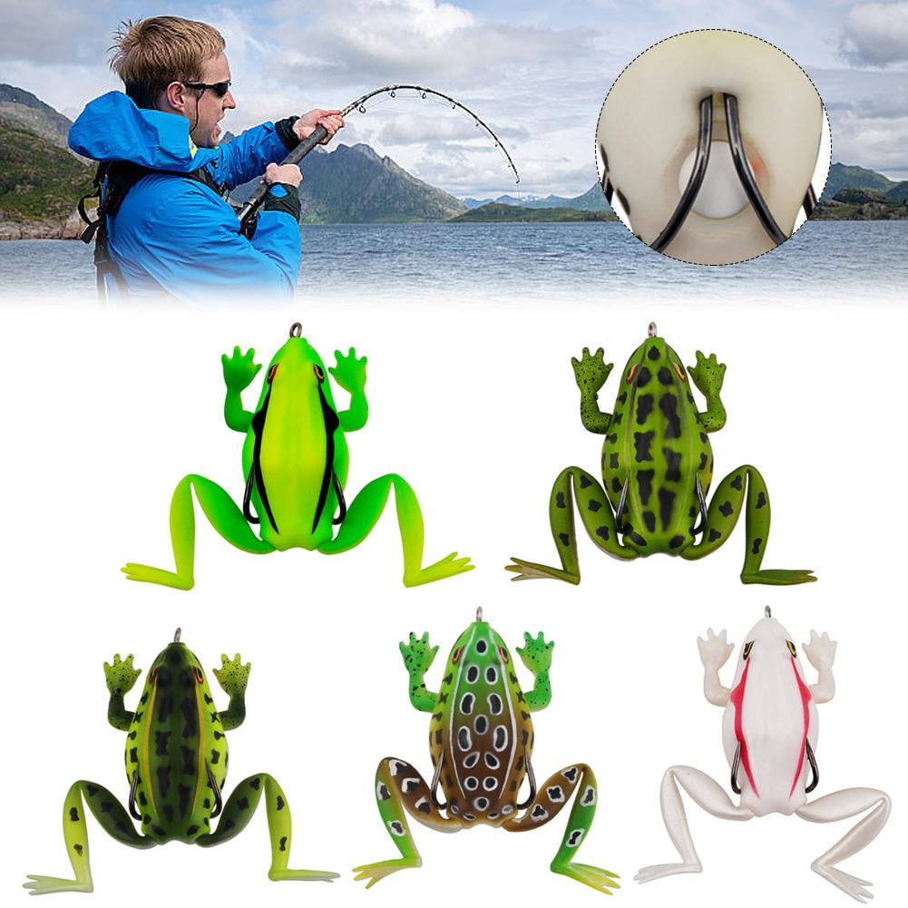 BQLQBQLQ False Bait Thder Frog Soft Bait Toad Frog Boutique Bla D9 Bait ...