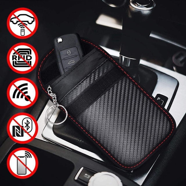 BQLQBQLQ Faraday Cage Fob Pouch Keyless RFID Blocking Bag Signal ...