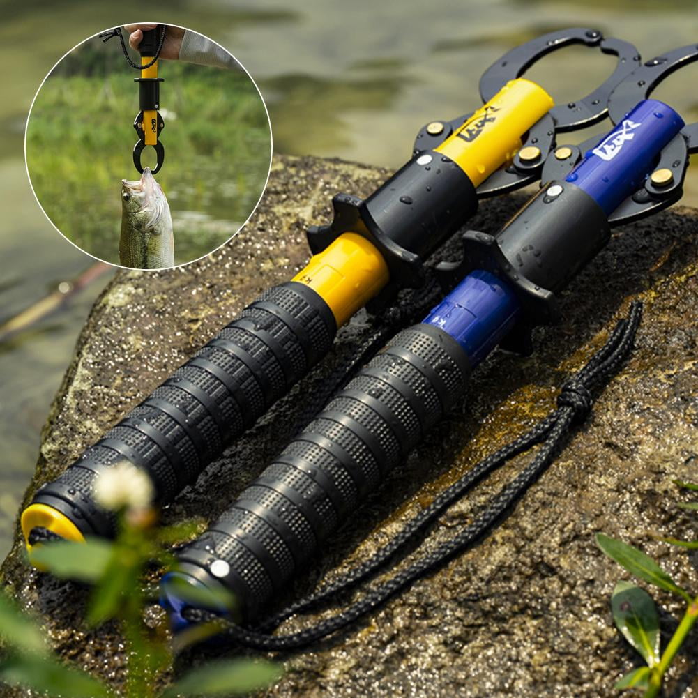 BQLQBQLQ Fish Lip Grabber Portable Fishing Gripper w Weight ScaleRuler ...