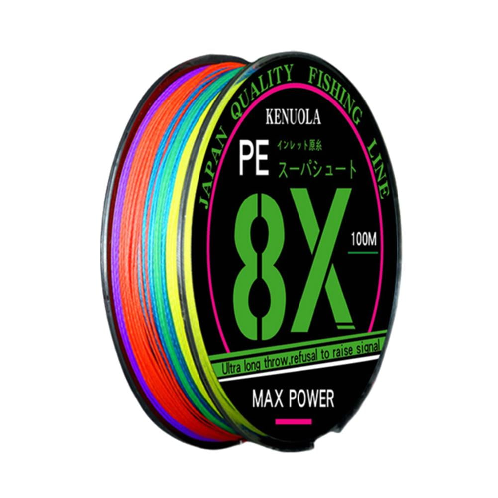 SHAPERME Fishing Line 8 Strands 100M Braided Strong Multifilament Fiber ...