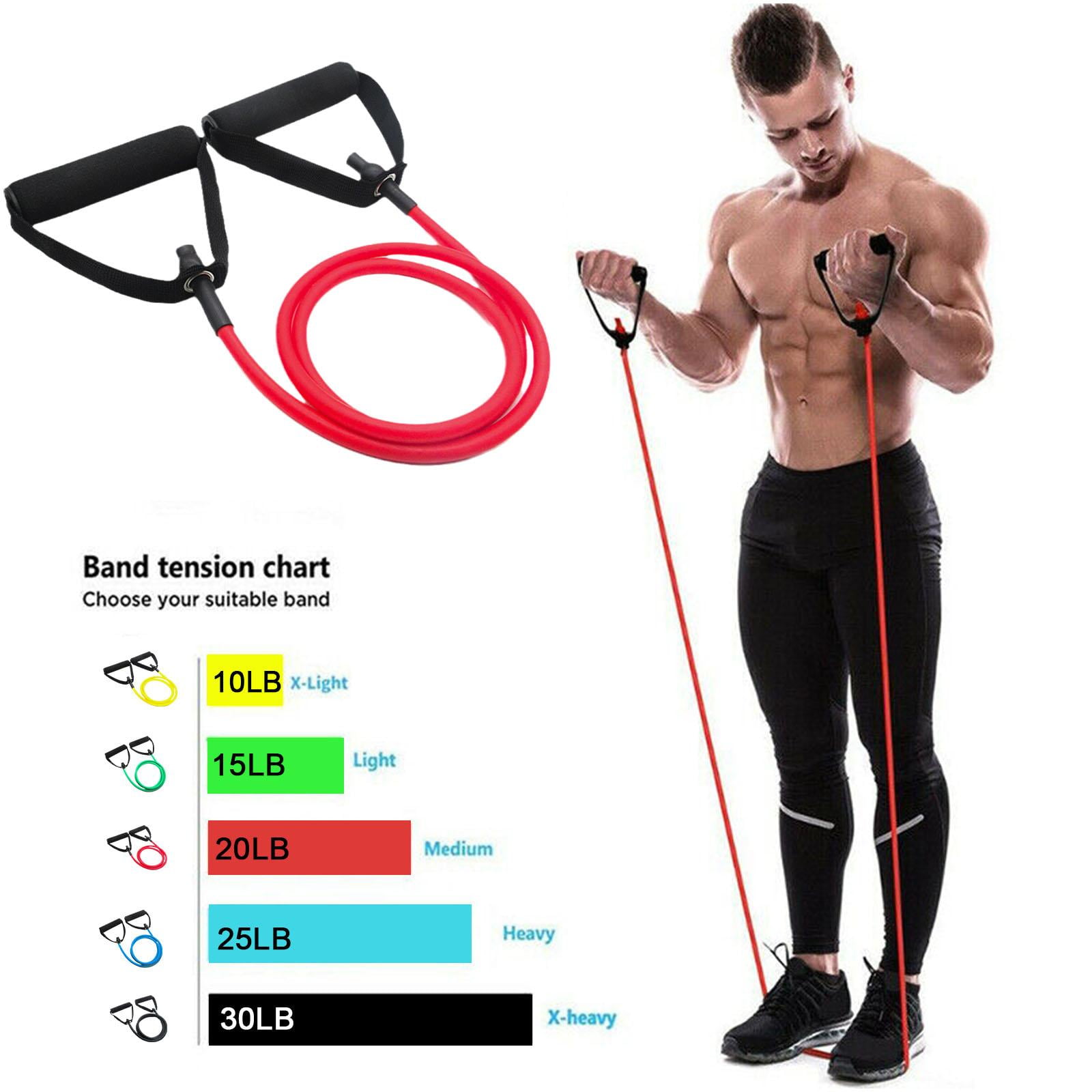 BQLQBQLQ Fitn Exercise Cords Pull Rope Stretch Resistance Bands Elastic ...