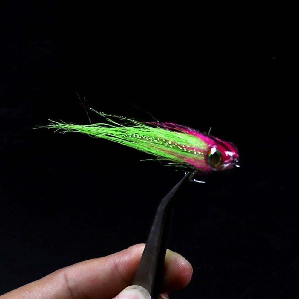 BQLQBQLQ Fly Tying Fish Skull Head Flies with Eyes Fly Fishing Bait ...