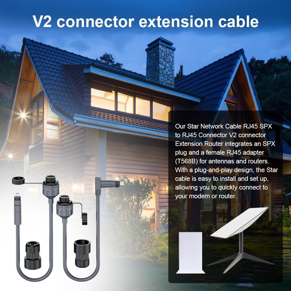 BQLQBQLQ For StarLink SPX Plug to RJ45 Adapters StarLink Ethernet ...