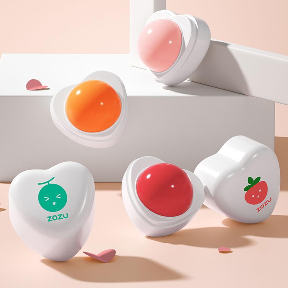 BQLQBQLQ Fresh Fruit Lip Balm Moisturizing Hydrating Heart Shape ...