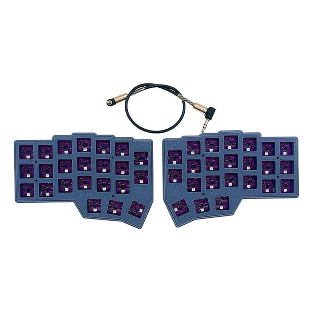 BQLQBQLQ Gray For Corne Split Keyboard Two-Hand Split Ergonomic Qmk ...