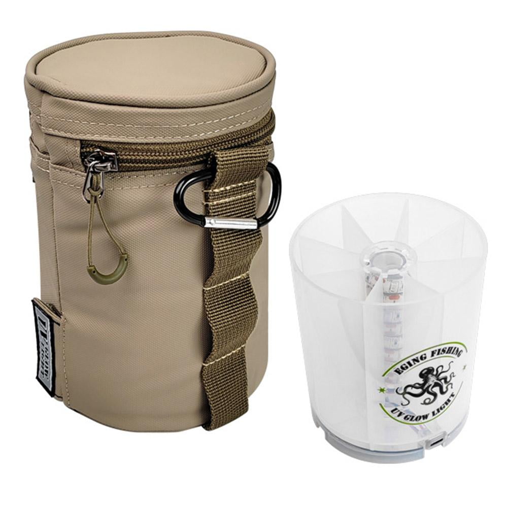 SHAPERME Hot LED Waterproof UV Squid Jig Spoon Bait Rechargeable Lure ...