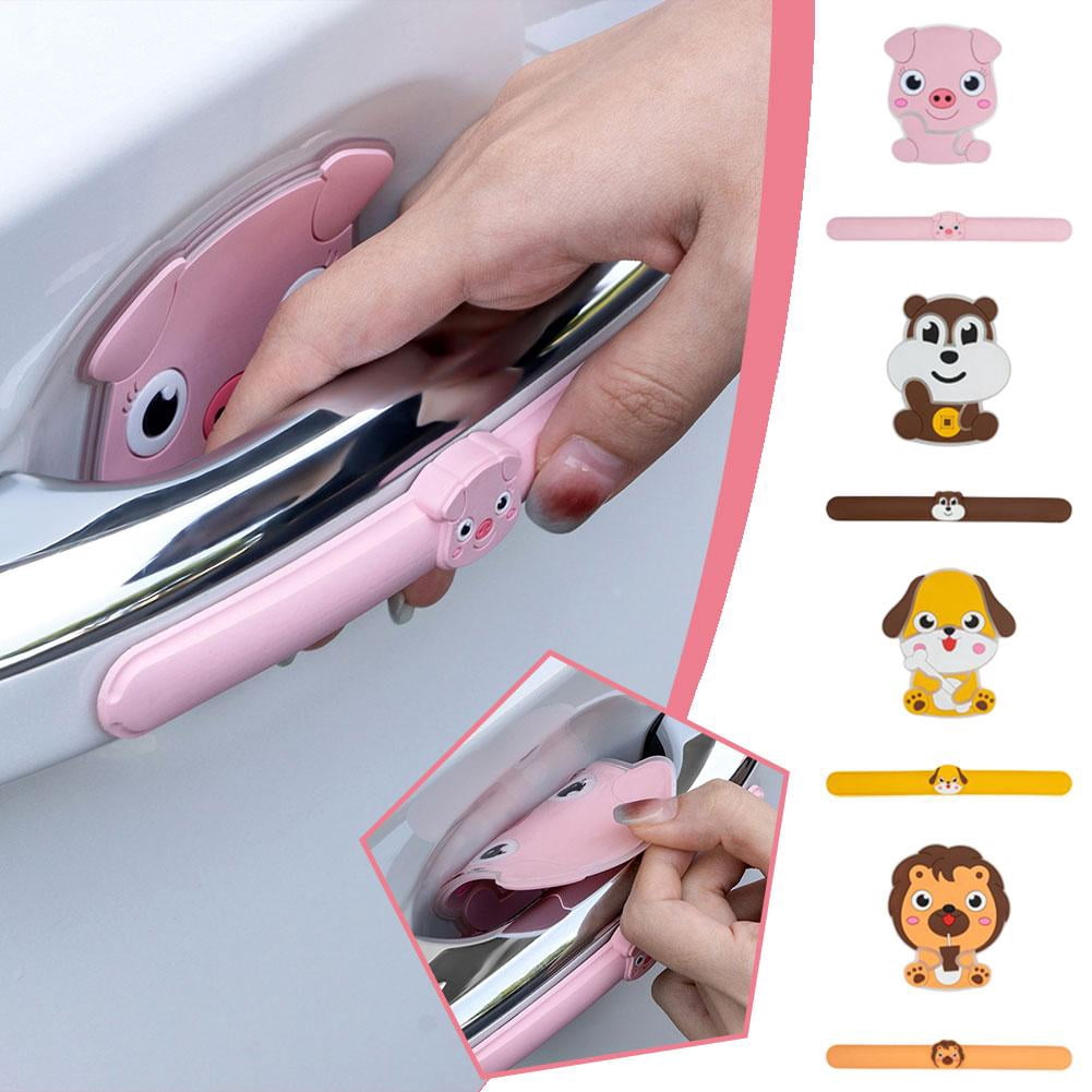BQLQBQLQ Little Fat Dog 14-Piece Set Cartoon Cute Car Door Handle Anti ...