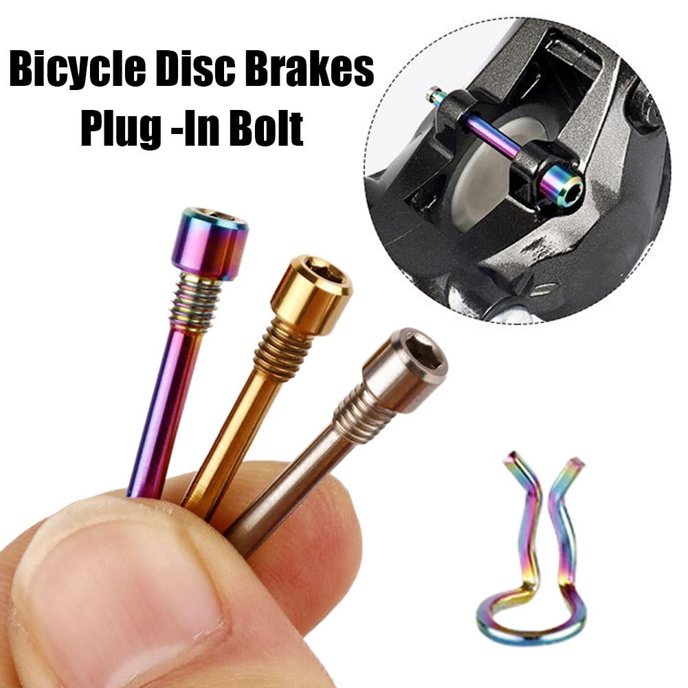 BQLQBQLQ M4 x 30mm Multiple CT4Gr5 Titanium Bike Screw Taper Cone Bolts ...