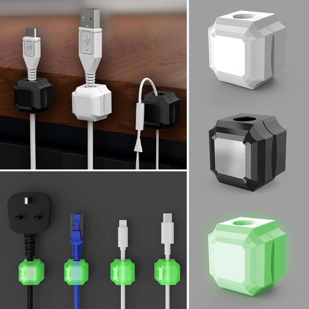 BQLQBQLQ Magnetic Cable Management Clips ltiColored Plastic Cord ...