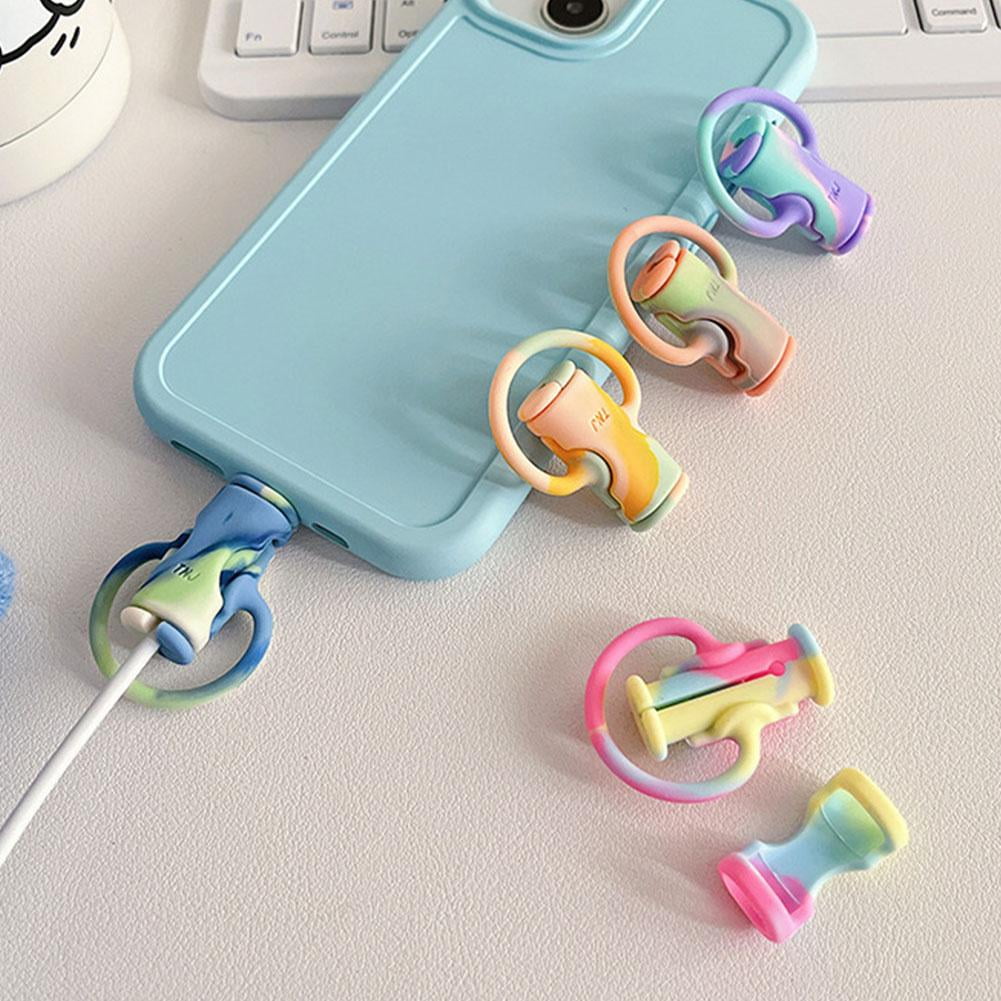 BQLQBQLQ Mini 2 in 1 Data Cable Protector Cover, Cute Cable Tools ...