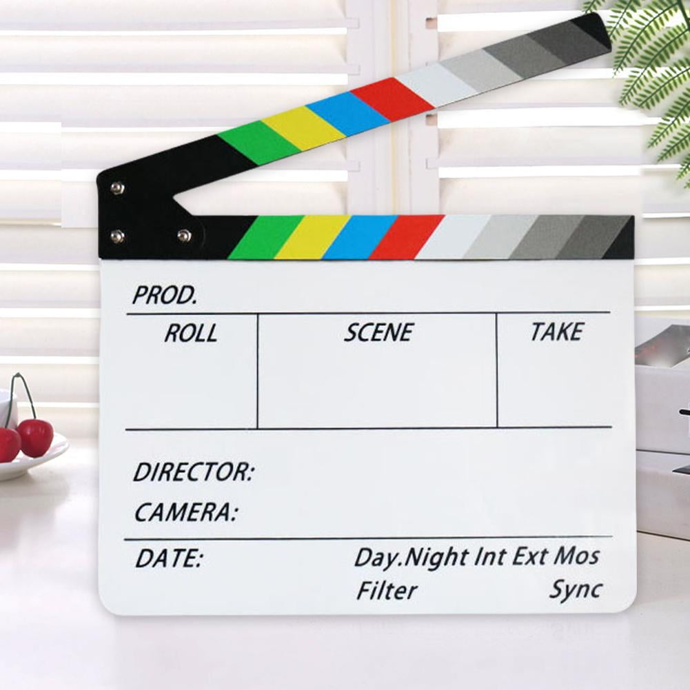 BQLQBQLQ Movie Film Video Clapboard Director'S Cut Action Scene ...