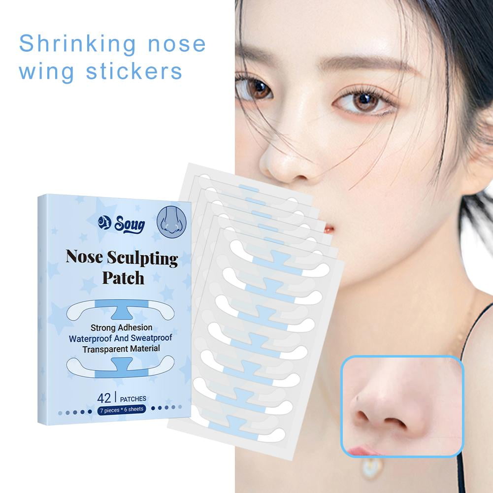 BQLQBQLQ Nose Sticker Shrink Nose Stick Invisible Nose Small Narrow ...